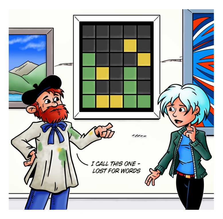 Wordle · Dave Windett Comics and Illustration